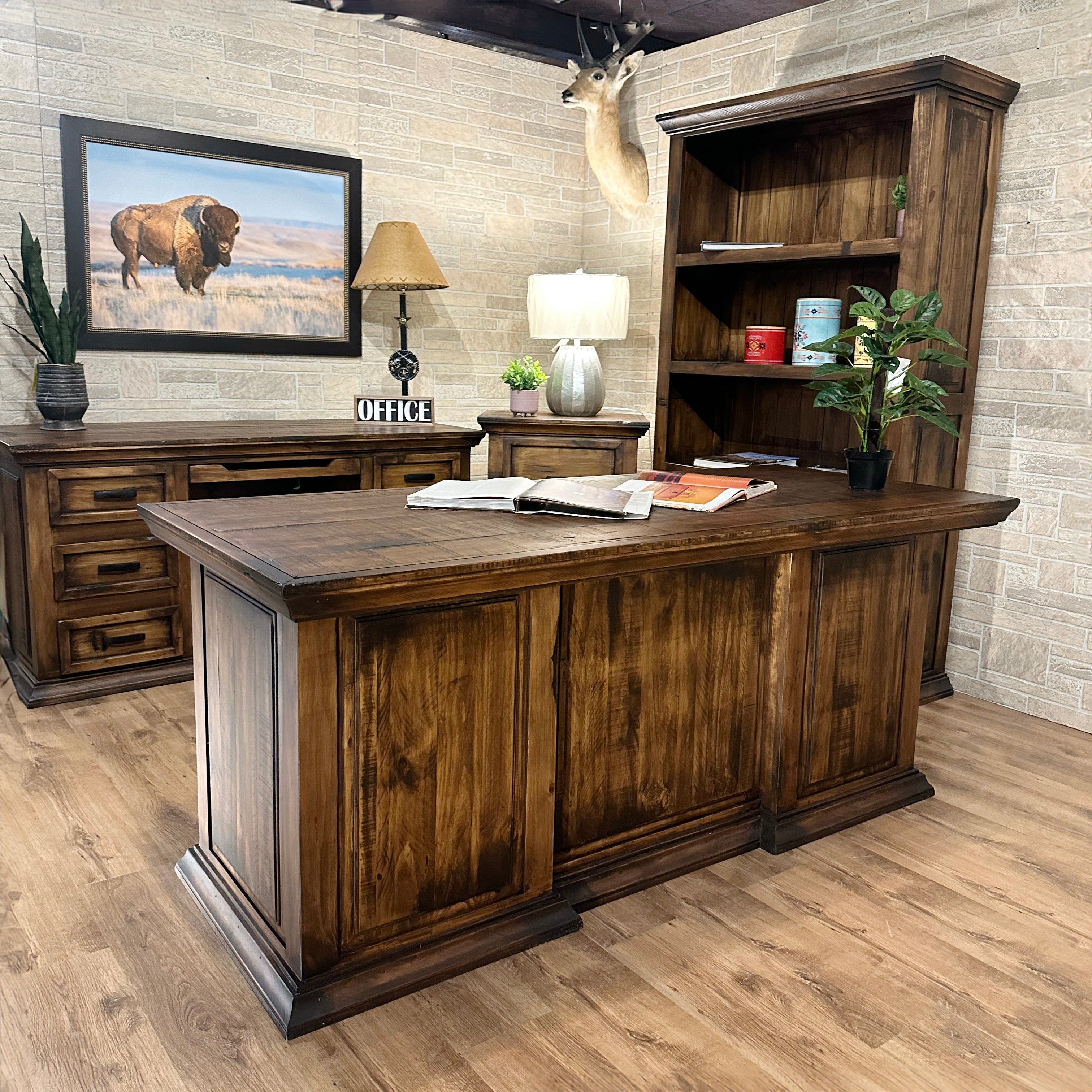 Santa Fe Office Bundle – Rustic Furniture Depot