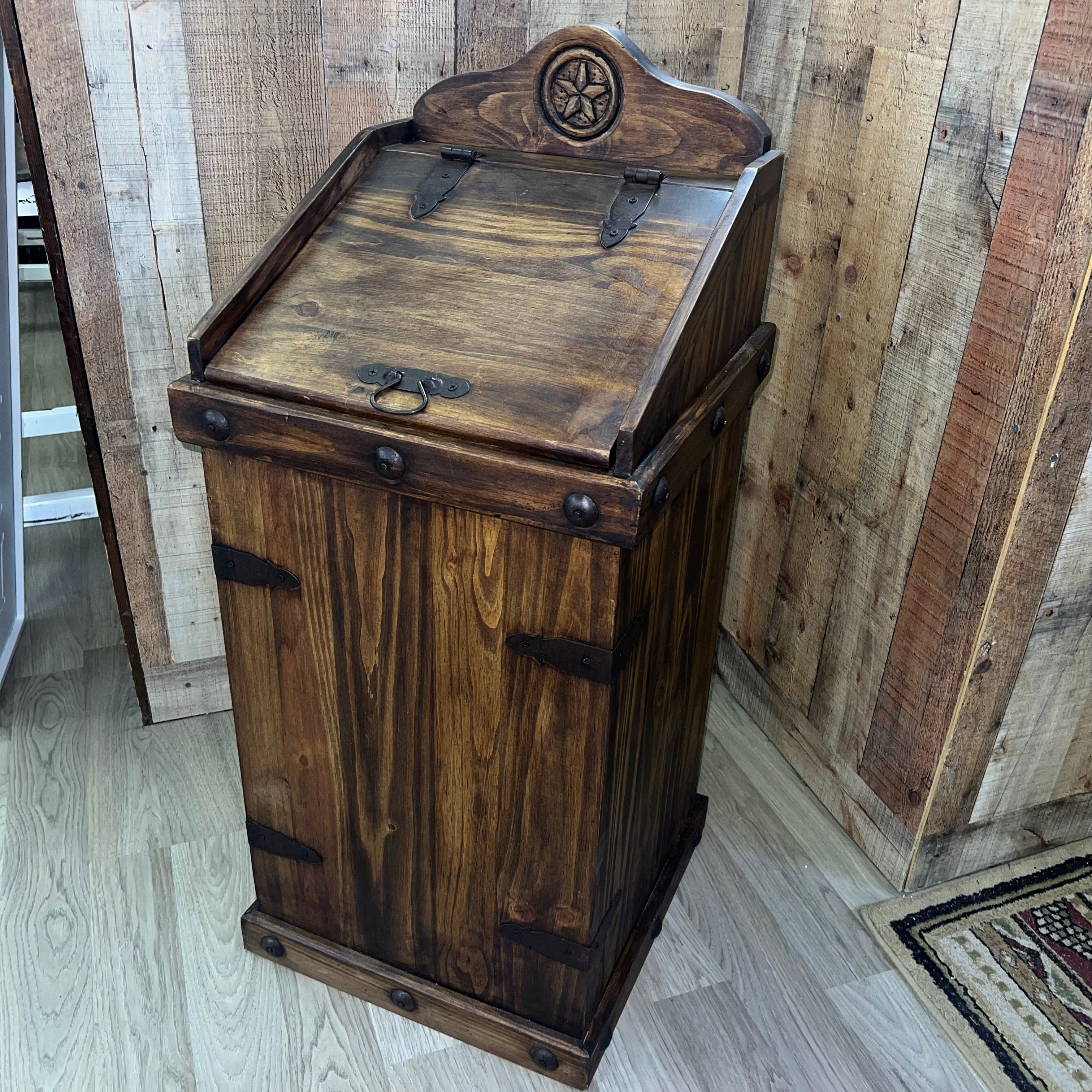 Dark Star Trash Can – Rustic Furniture Depot Dark Star Trash Can – Rustic Furniture Depot