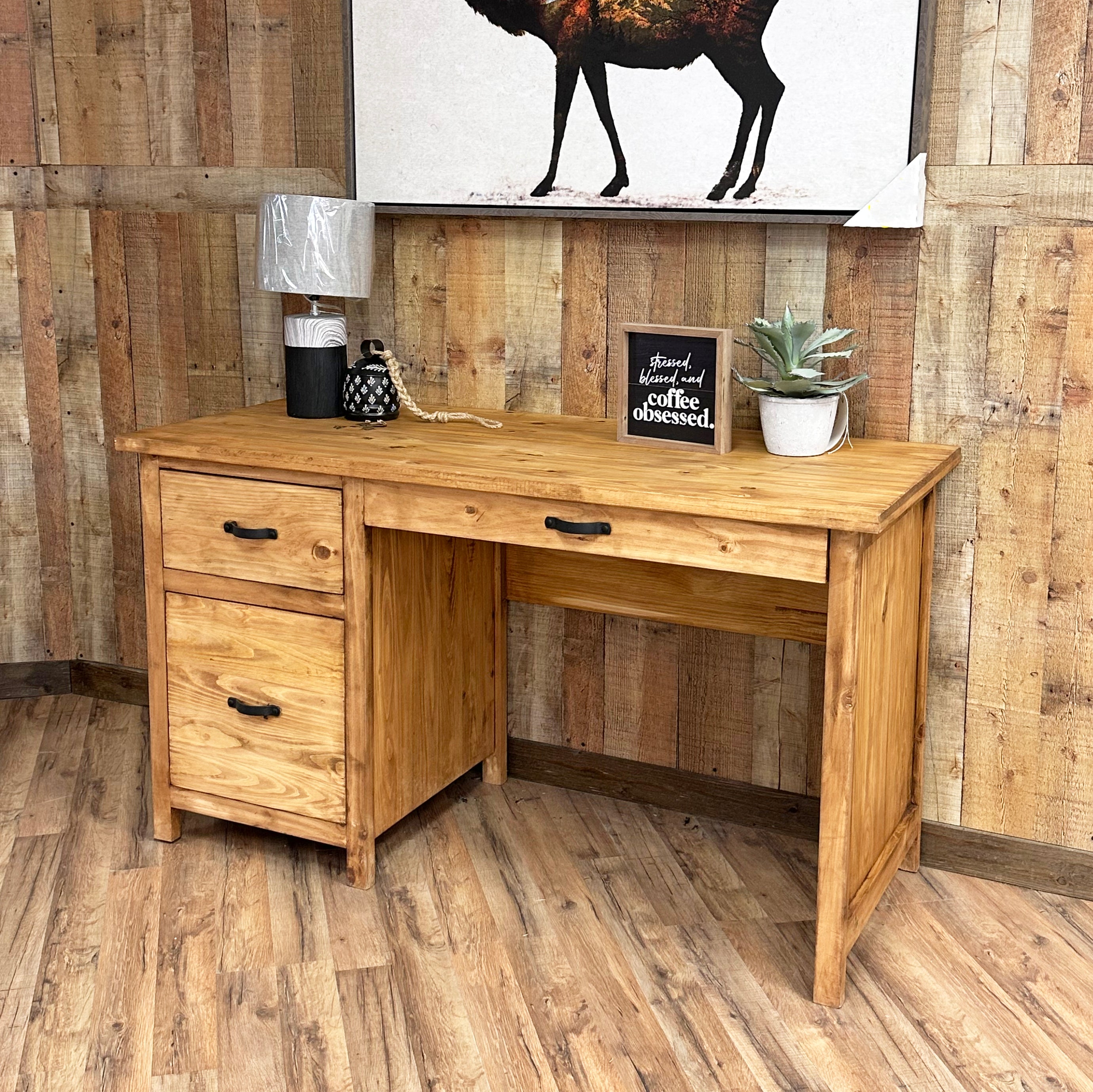 Sierra Study Desk – Rustic Furniture Depot
