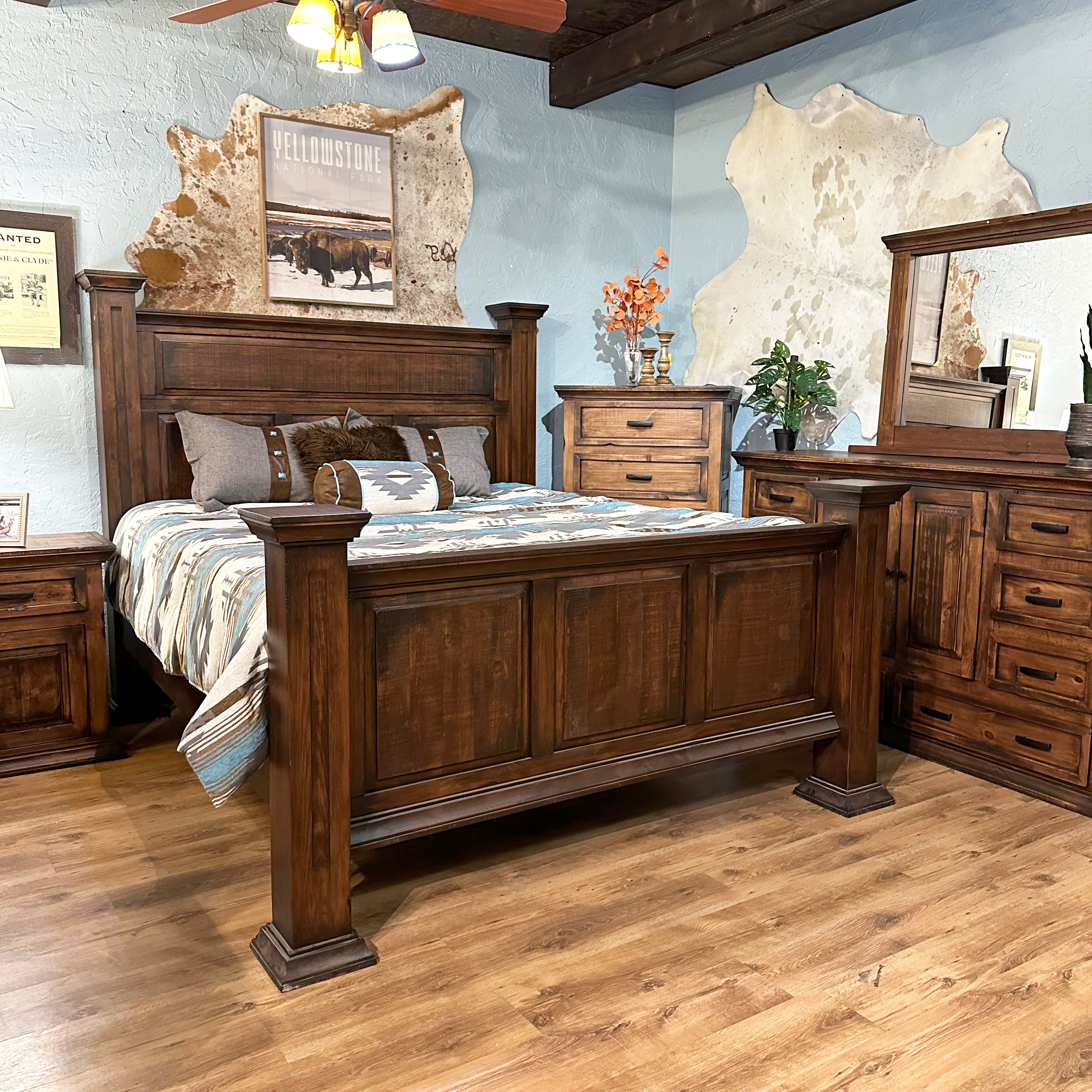 Santa Fe Bedroom Set – Rustic Furniture Depot