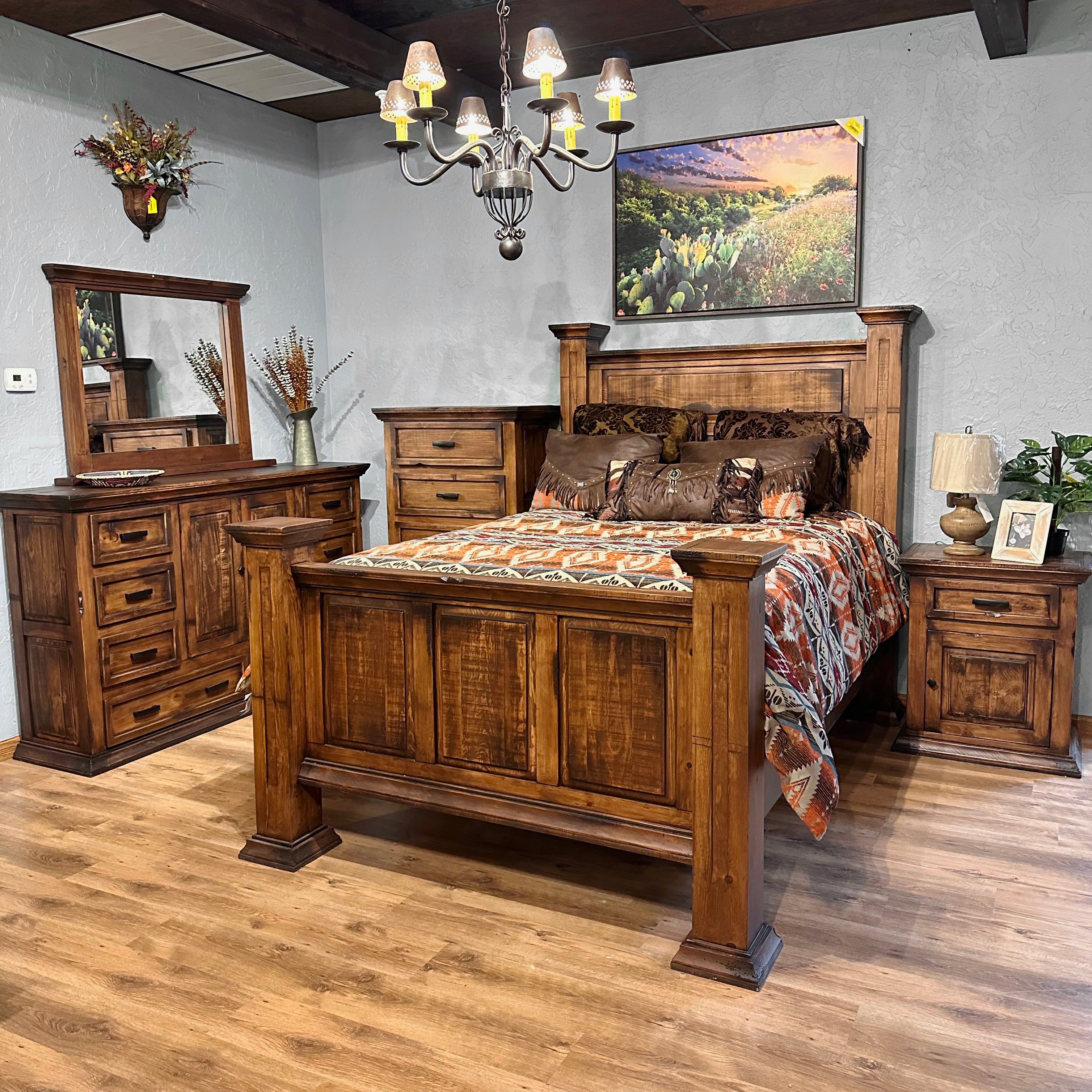Santa Fe Bedroom Set – Rustic Furniture Depot